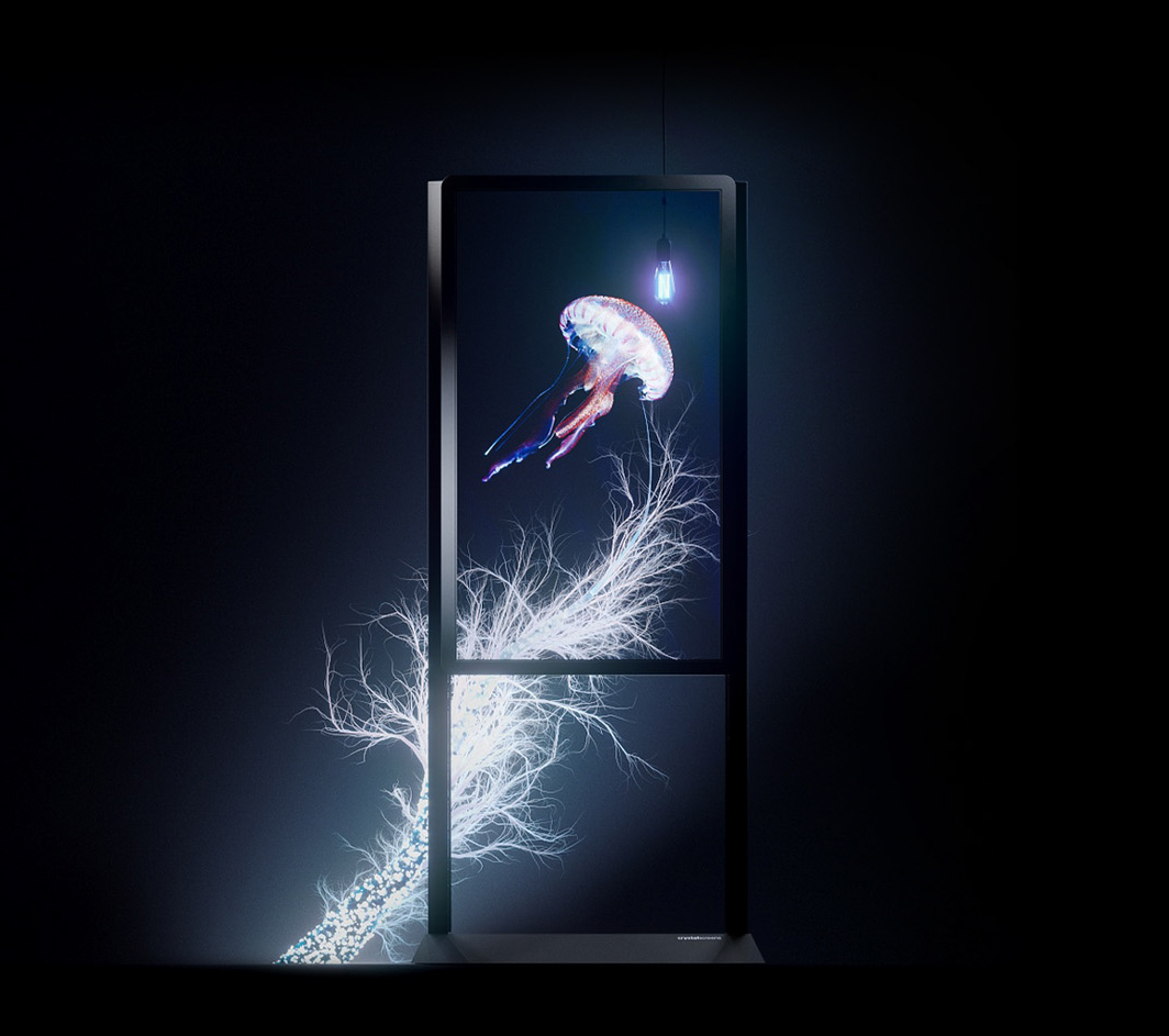 CrystalScreen: a Transparent OLED Display from United Screens